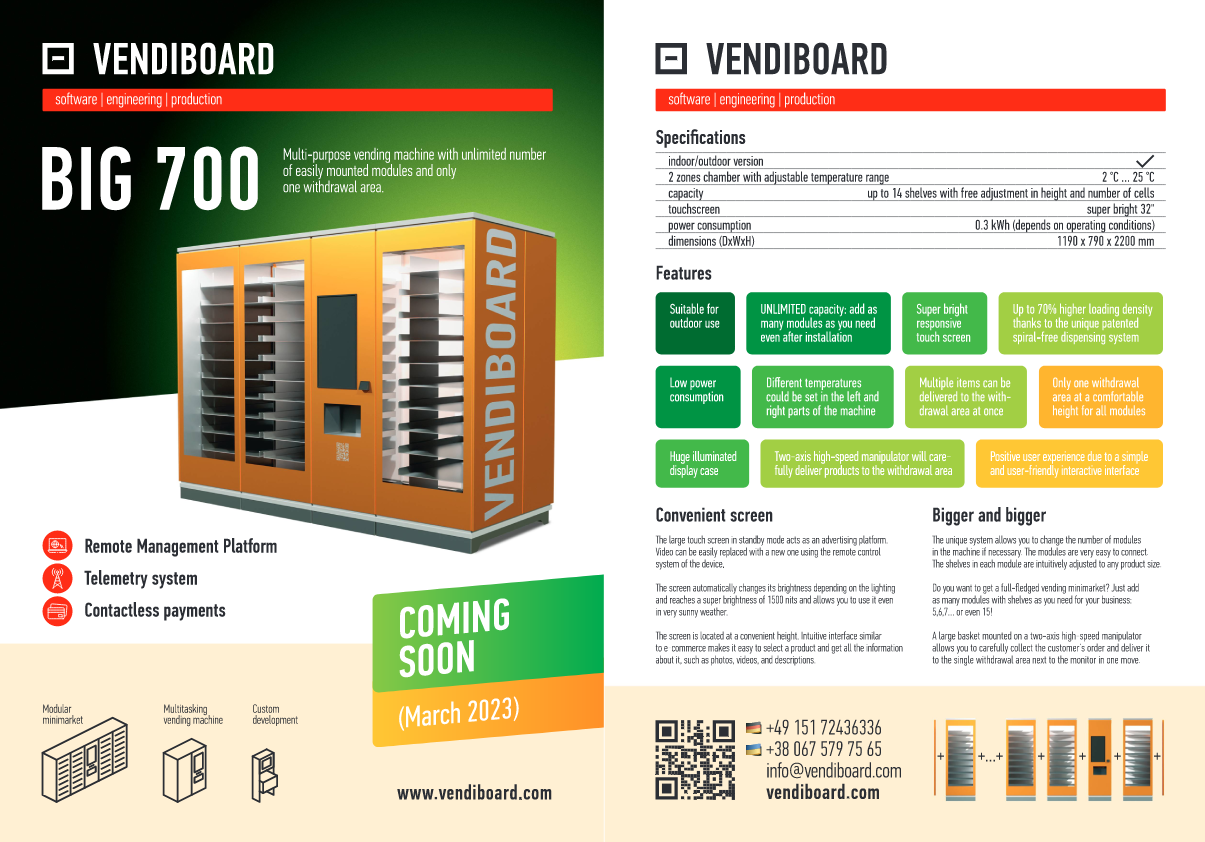 Multi-purpose Vending Machine - GOLINSKIY